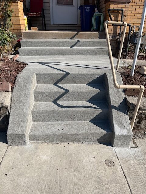 Concrete Step Installation - Angelo Mancuso LLC